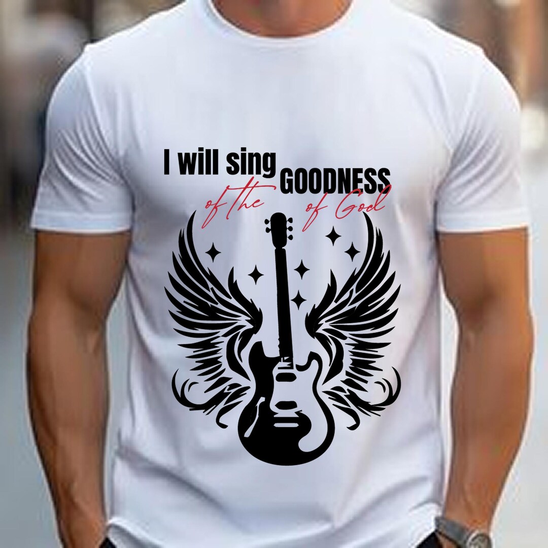 Goodness of God SVG: Christian Guitar Design (digital Download) - Etsy