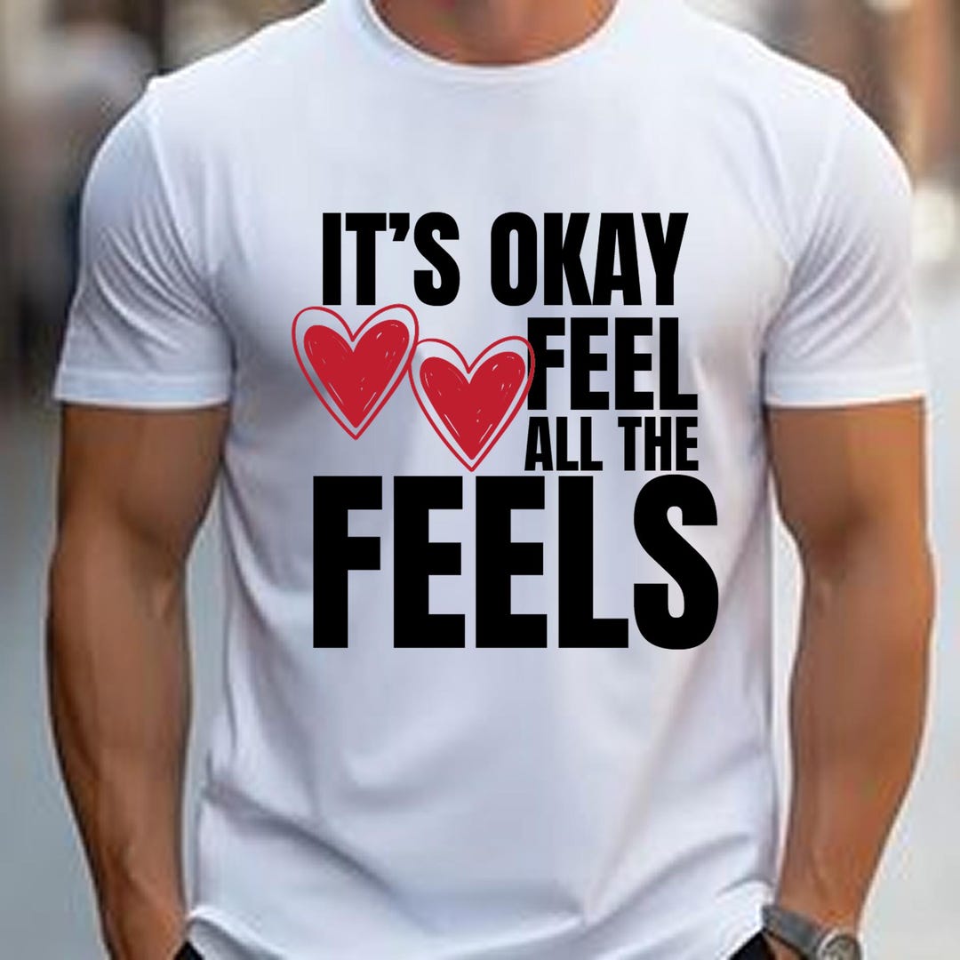 It's Okay to Feel All the Feels SVG, Mental Health Png, Speech Therapy ...