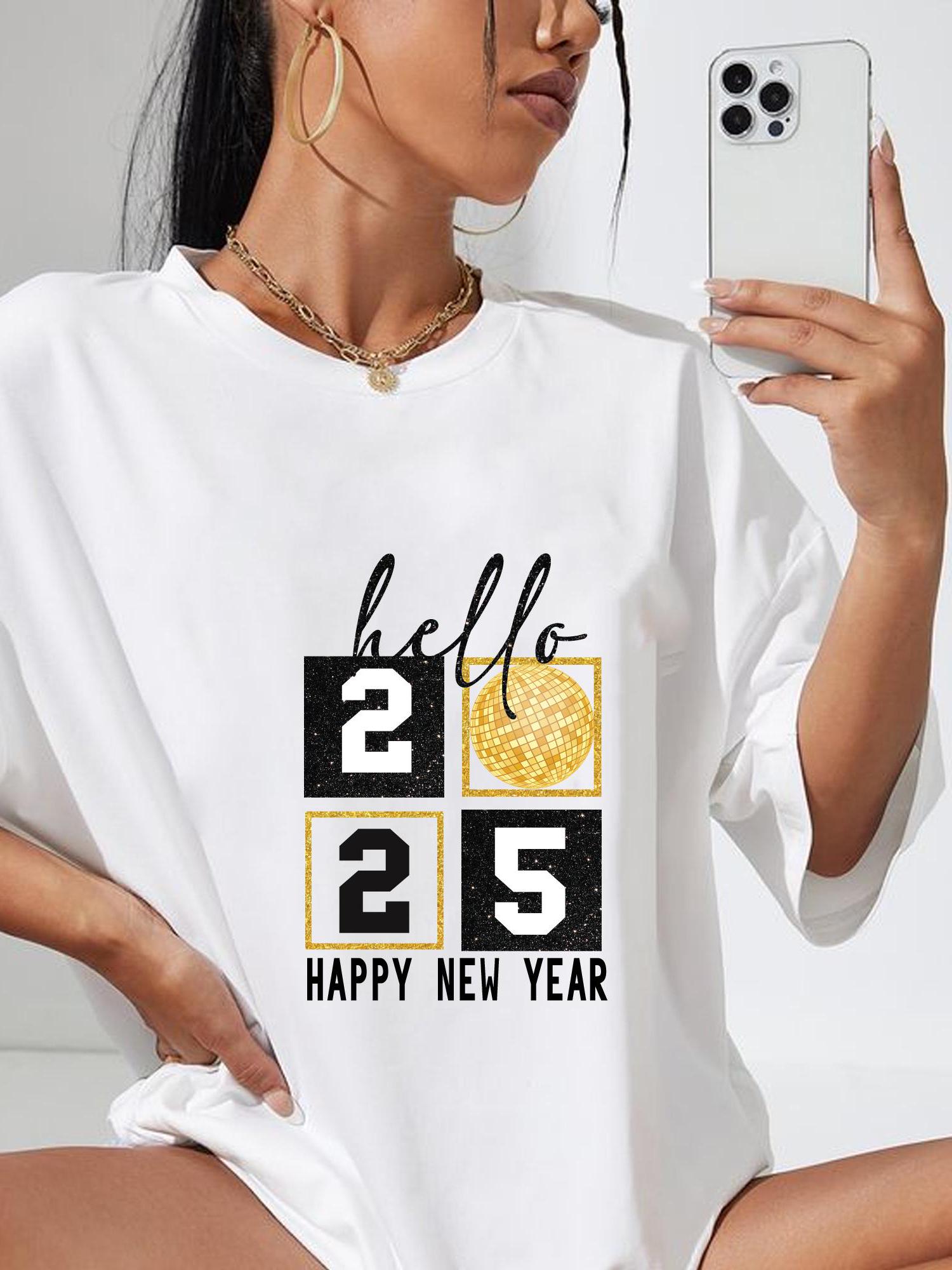 Hello 2025 Design Svg, Happy New Year Png, New Year's Eve Jpg, Cheers ...