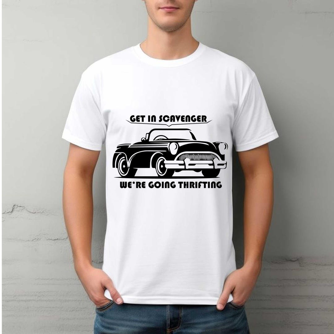 Get in Scavenger Svg, We Are Going Thrifting Png, Raccoon Jpg ...