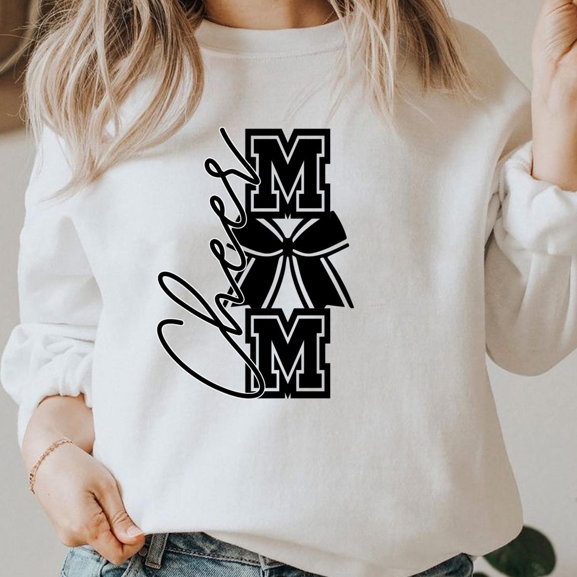 Cheer Mom Design SVG, Game Day Png, Cheerleader Jpg, Gift for Mom Eps ...
