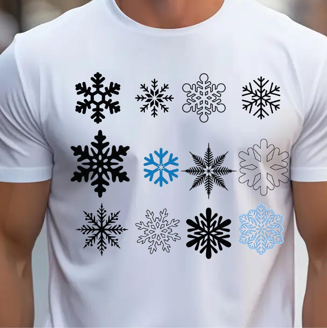 Snowflake Svg Bundle, Flake Winter Png, Christmas Jpg, Christmas ...
