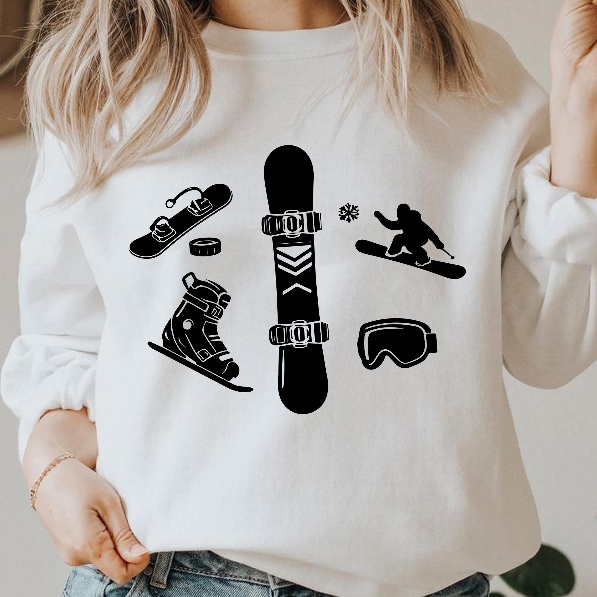 Snowboarding Svg Bundle, Snowboard and Mountains PNG, Winter Sport Jpg ...