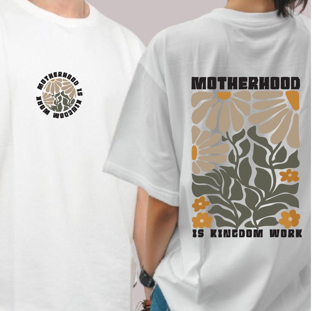 Motherhood is Kingdom Png, Comfort Colors Svg, Mother Shirt Jpg, Mother ...