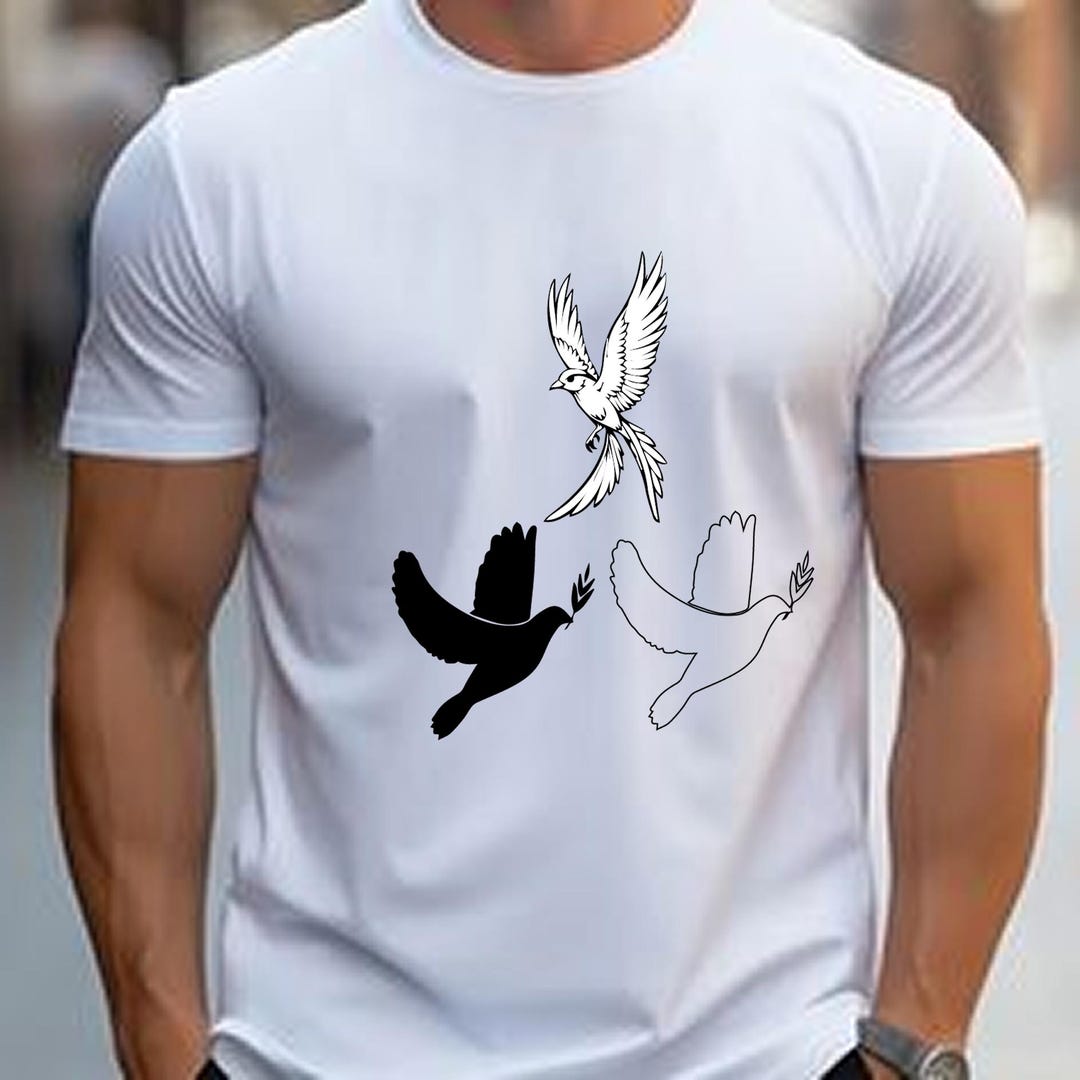 Pigeon SVG, Dove Png, Doves Jpg, Bird Eps, Flying Pdf, Sublimation ...