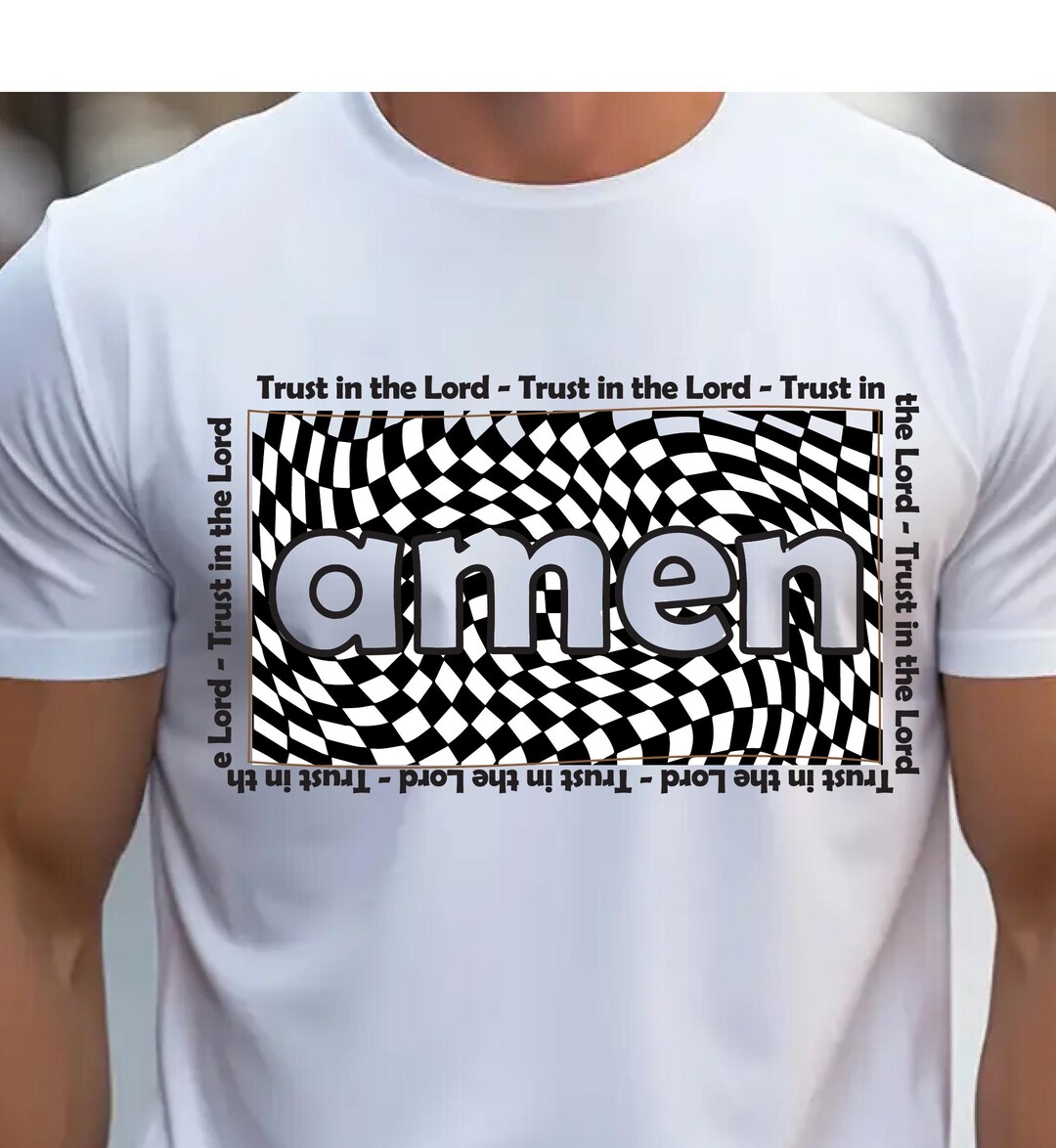 Amen Design SVG, Trust in the Lord Png, Retro Christian Jpg, Religious ...