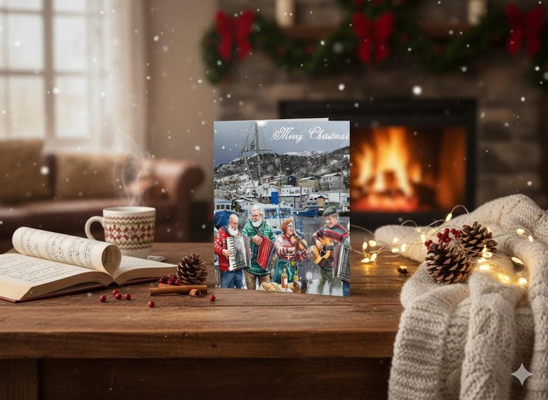 Newfoundland Christmas Card – Petty Harbour Holiday Music Scene ...
