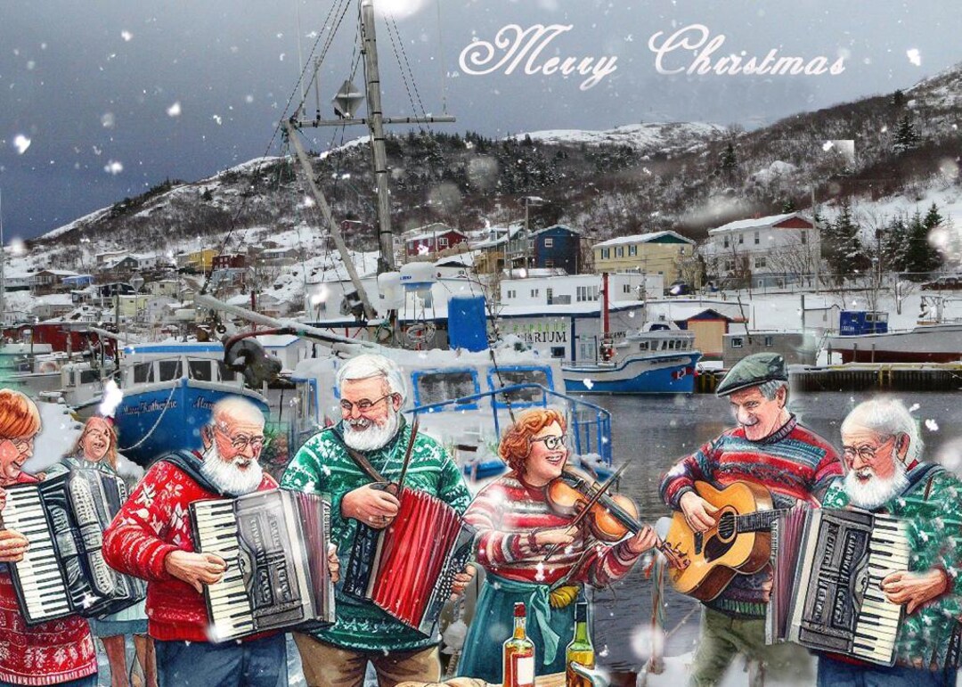 Newfoundland Christmas Card – Petty Harbour Holiday Music Scene ...
