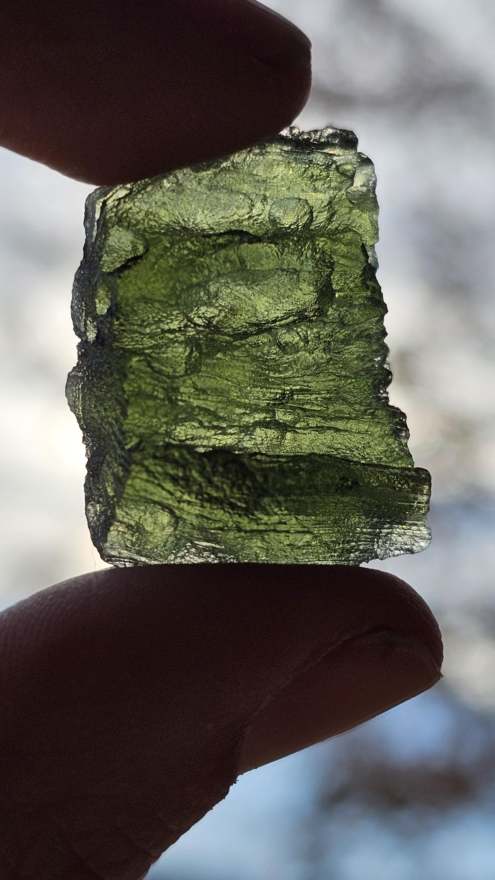 Moldavite Specimen 3, Unique Green Glass From Meteorite Impact - Etsy