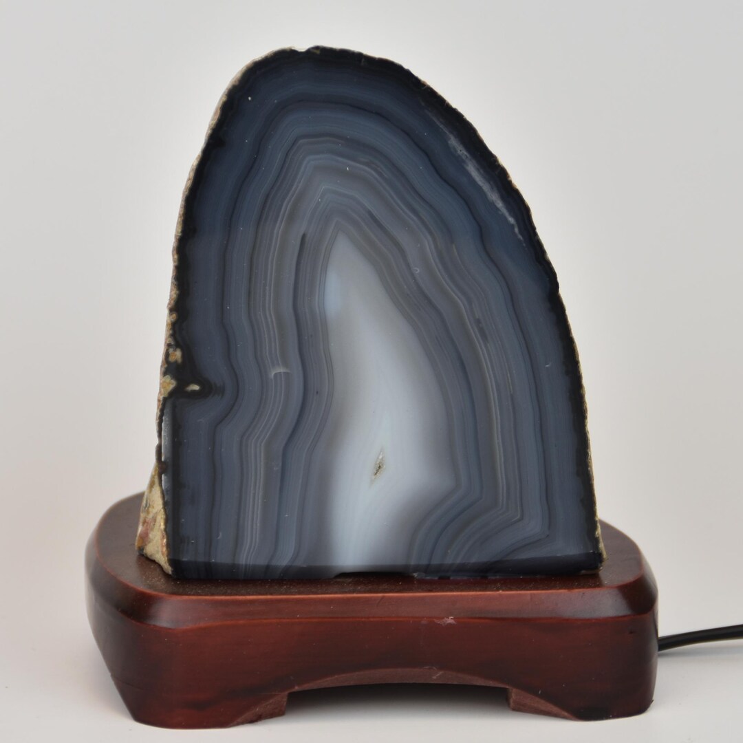 Agate Lamp - Natural - Etsy