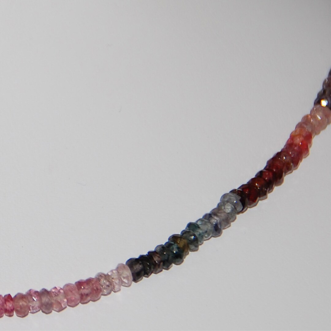 Multicolor Spinel Necklace - Etsy