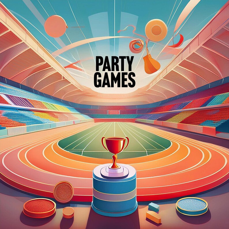 Party Games Digital Download Great Gift themed Games Party Prints ...