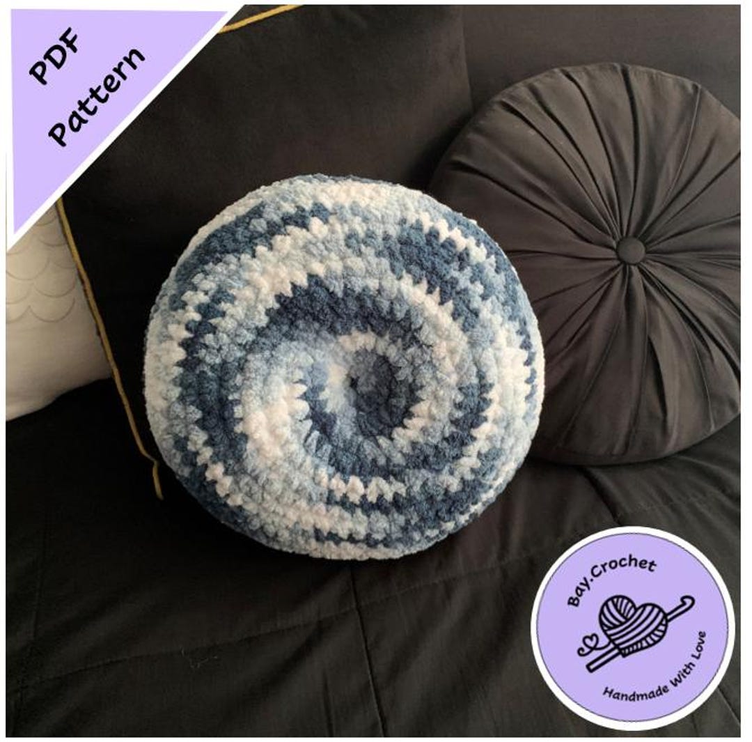 Circle Pillow Crochet Pattern - Etsy