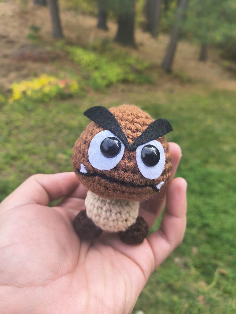 Super Mario Villains Amigurumi Pattern – Bowser Jr, Goomba & Blooper - Etsy