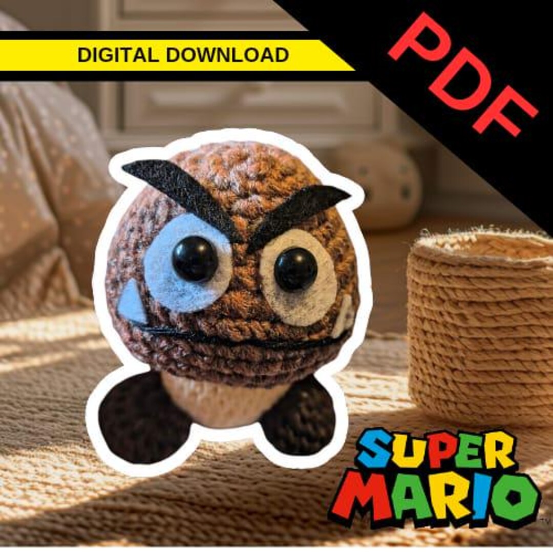 Pattern Goomba (mariobros) Amigurumi - Etsy