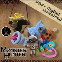 Felyne Amigurumi Crochet Pattern | Monster Hunter Inspired PDF Tutorial ...