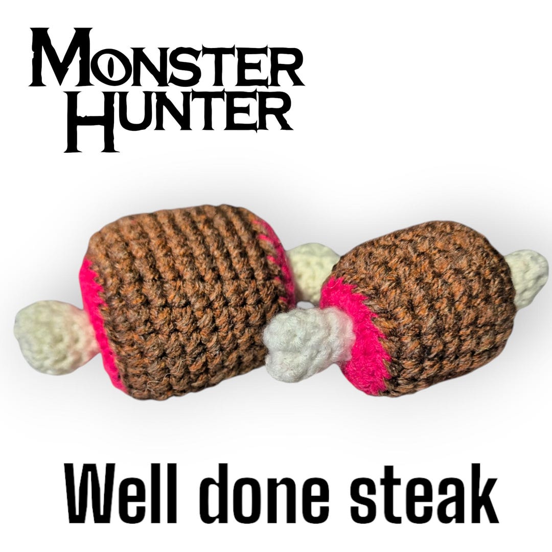 Well Done Steak monster Hunter - Etsy