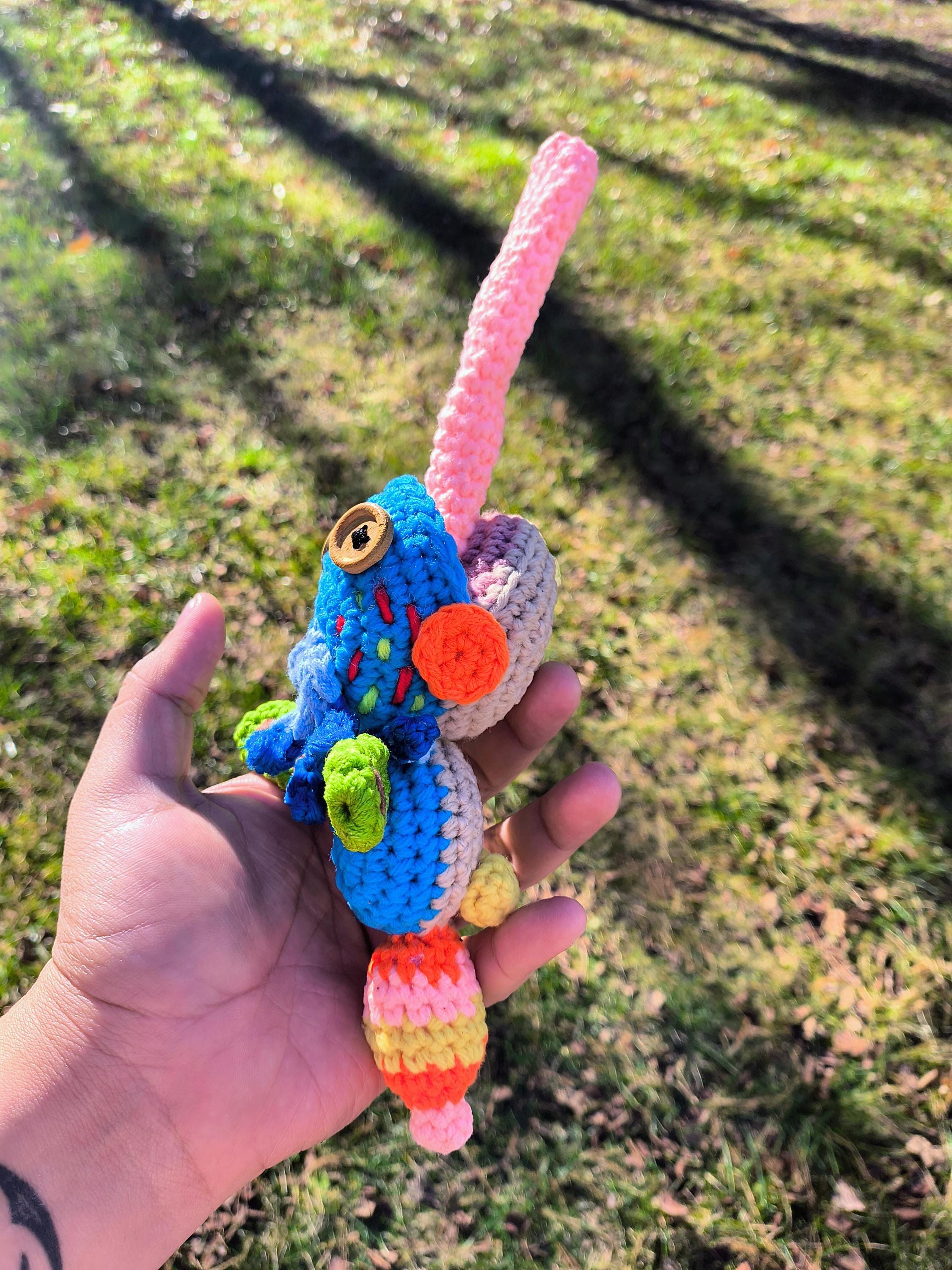 Pukei Pukei (monster Hunter) Amigurumi Pendant - Etsy