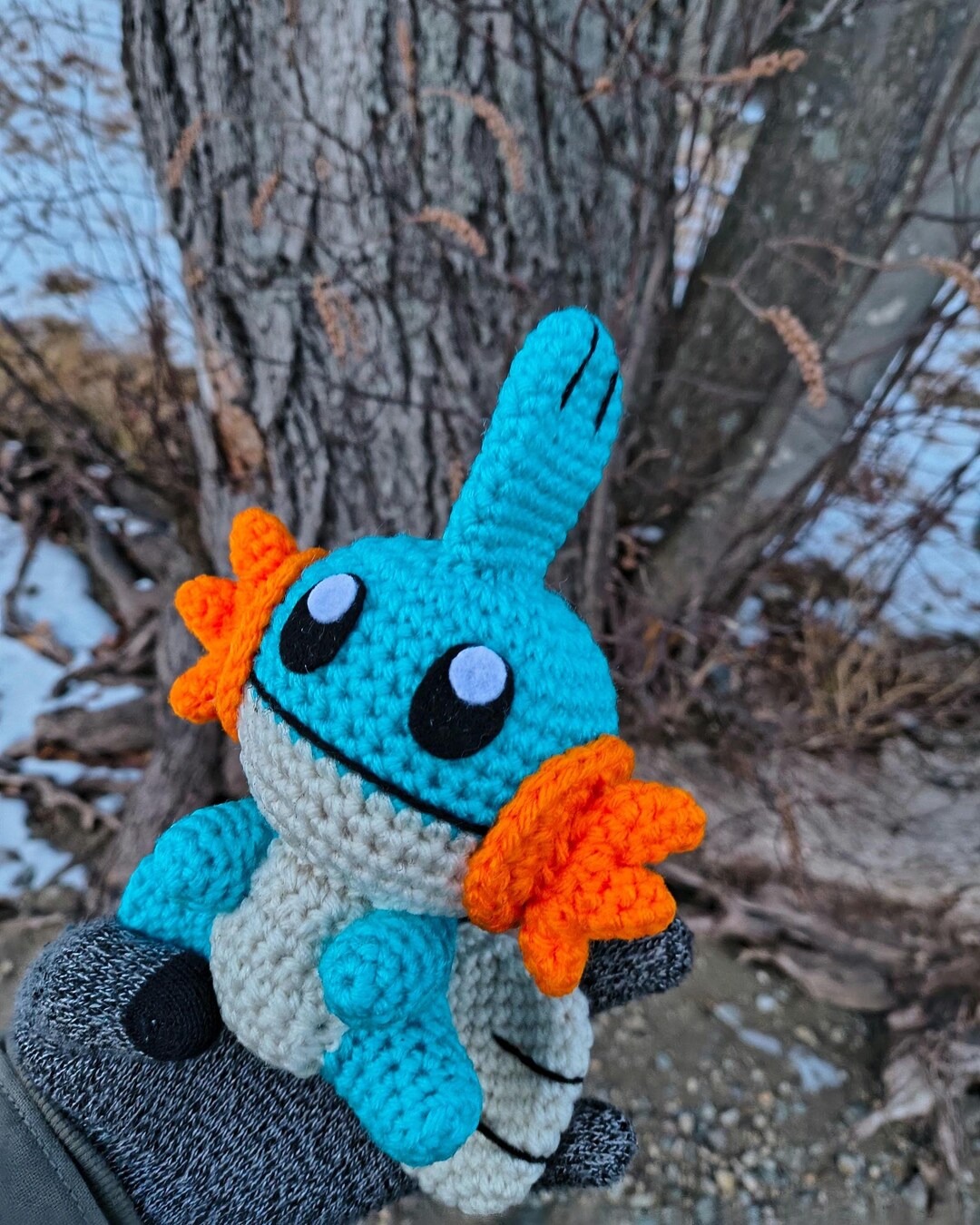 Pokemon Mudkip Amigurumi Plush, Handmade Crochet Toy - Etsy