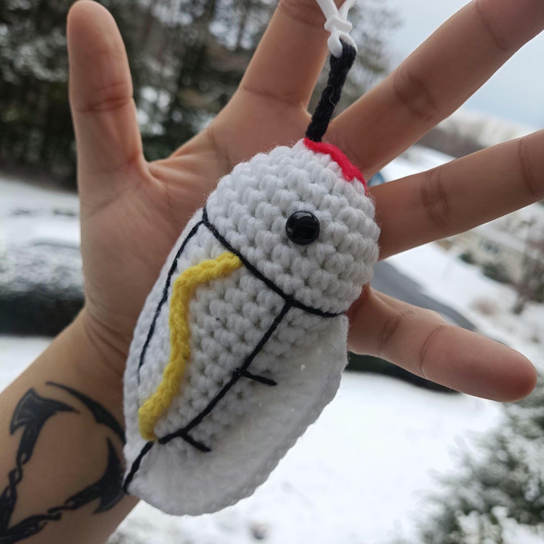 Tynamo pokemon Amigurumi Keychain - Etsy