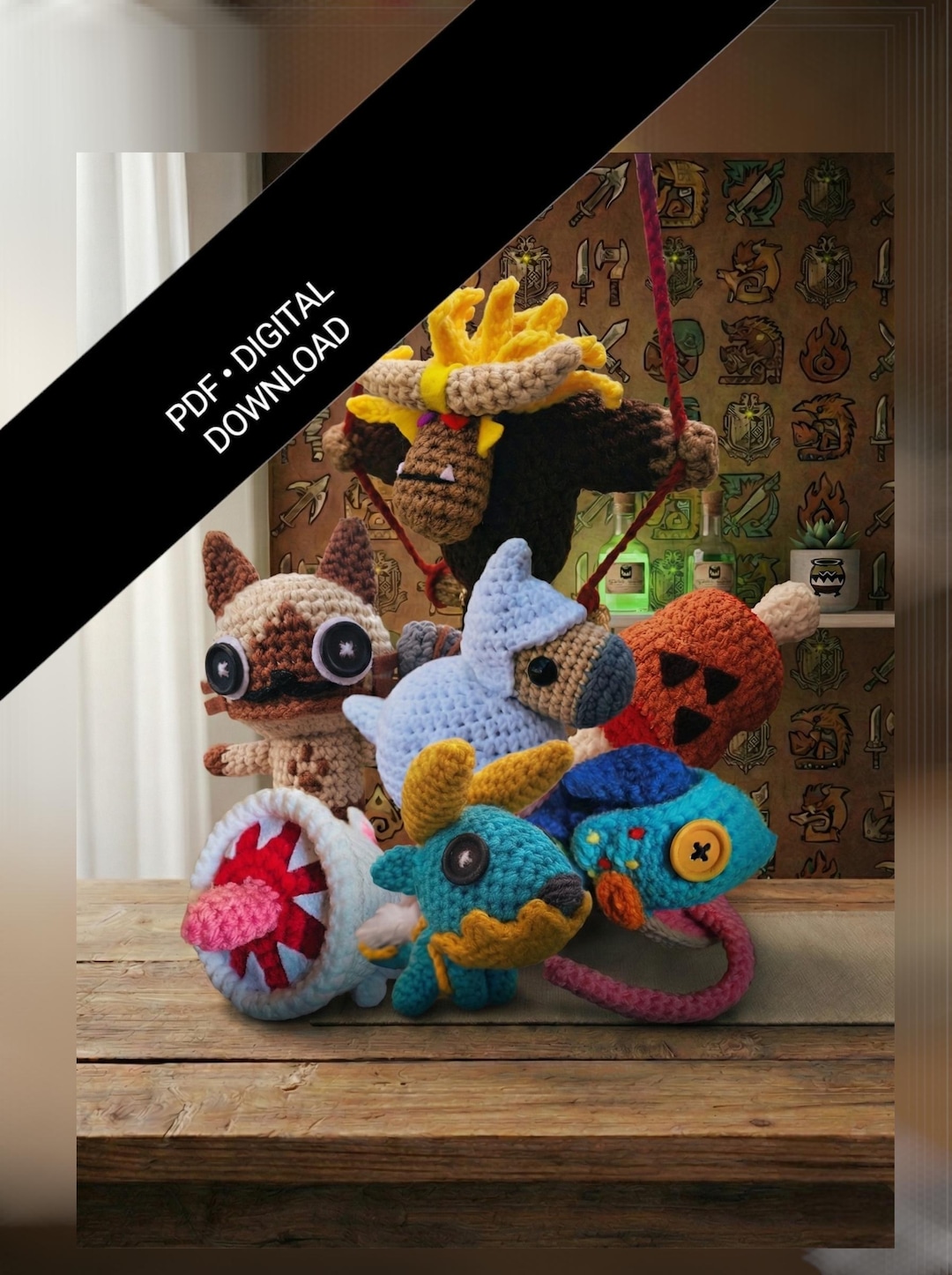 All Monsters Amigurumi Crochet Pattern | Monster Hunter Inspired PDF ...