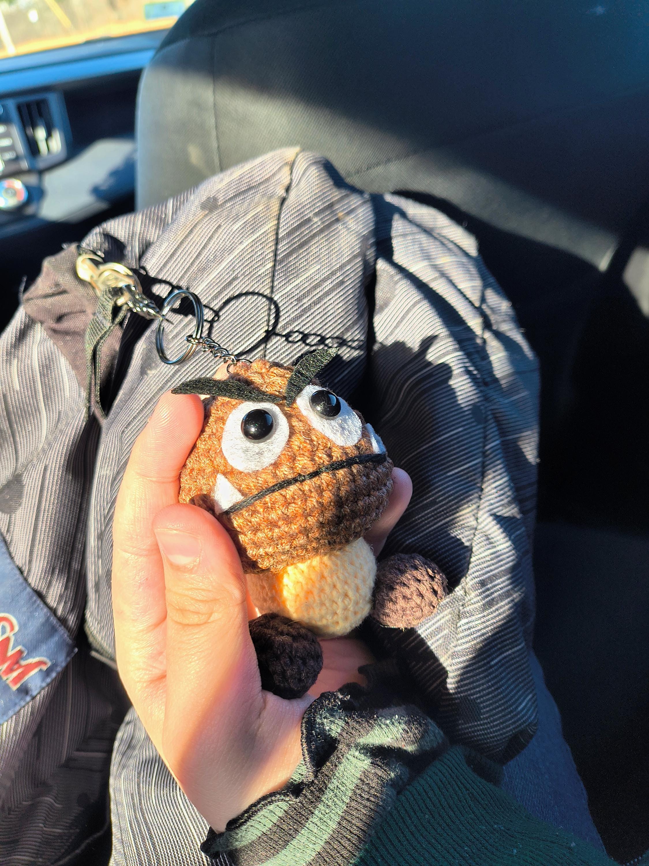 Goomba mariobrosamigurumi Keychain - Etsy