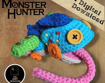 Baby Seikret Amigurumi Crochet Pattern | Monster Hunter Inspired PDF ...