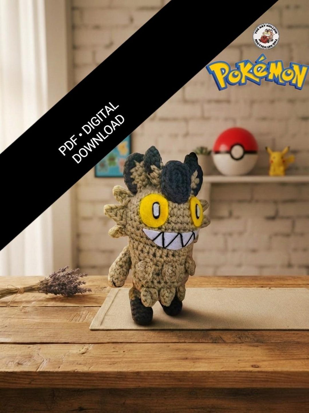 Galarian Meowth Amigurumi Pattern | Easy Pokémon-inspired Crochet PDF ...