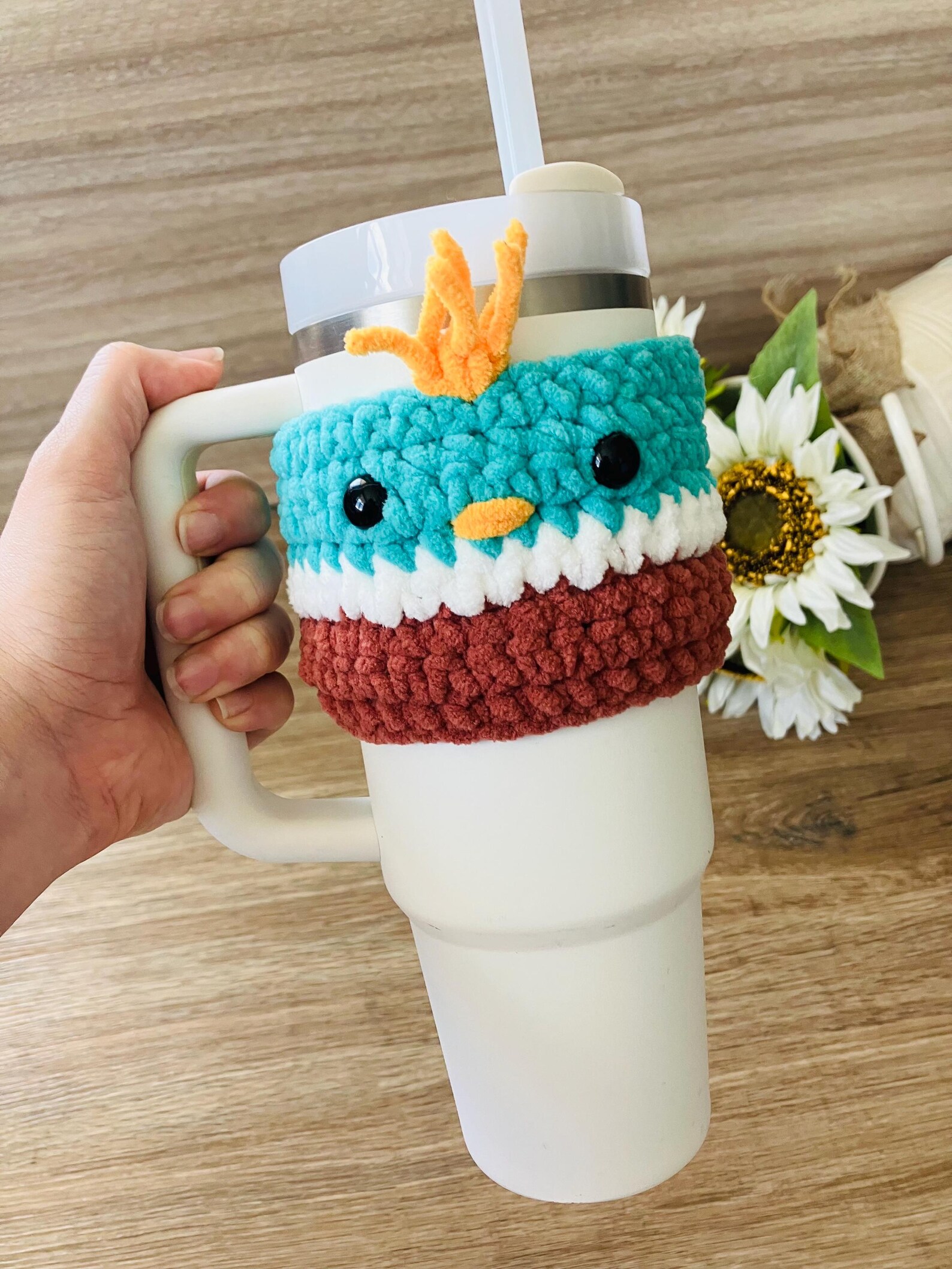 Duck Stanley Cup Cozy Crochet Pattern: No-sew PDF (fits 40oz Tumbler ...
