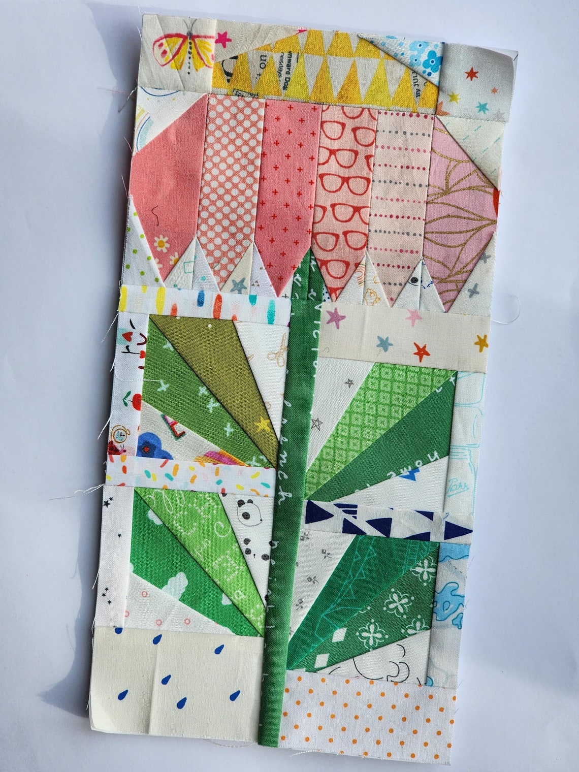 Amanda's Daisy Quilt Block Pattern - Etsy