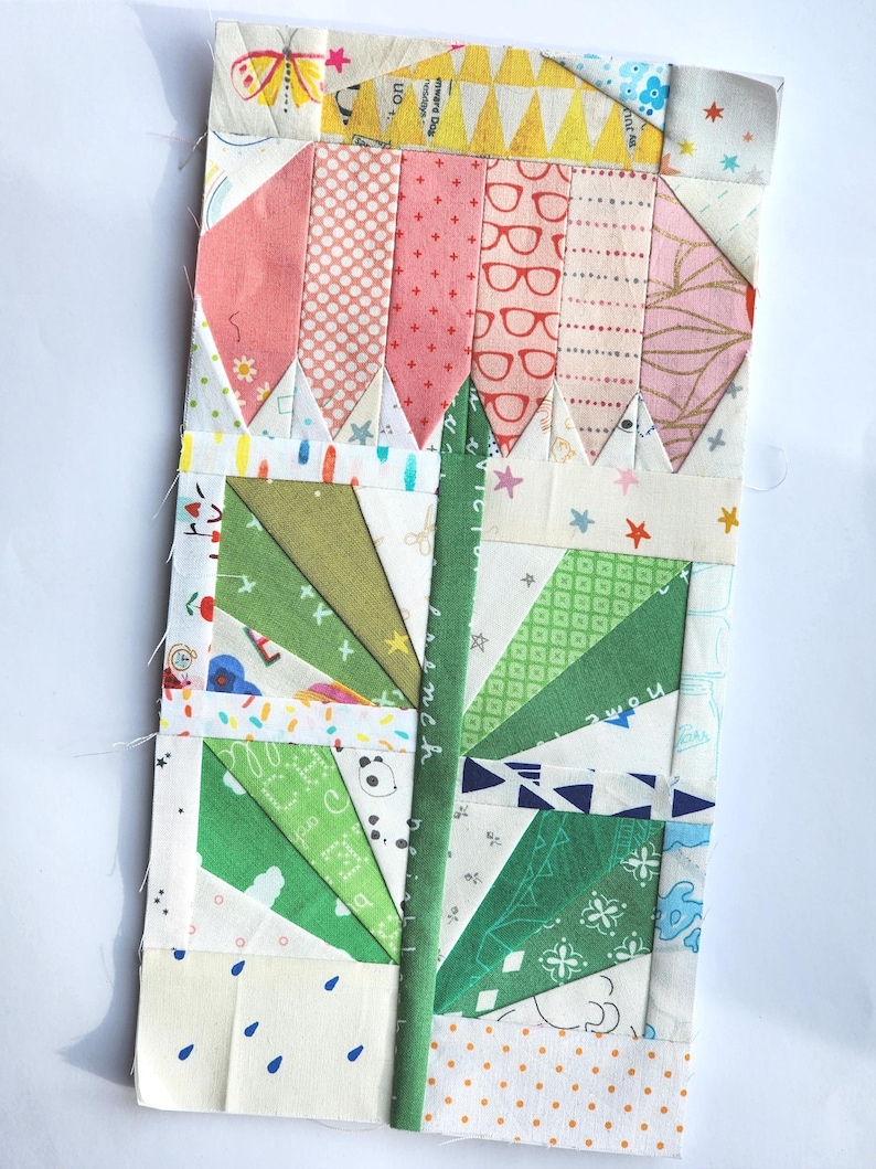 Amanda's Daisy Quilt Block Pattern - Etsy