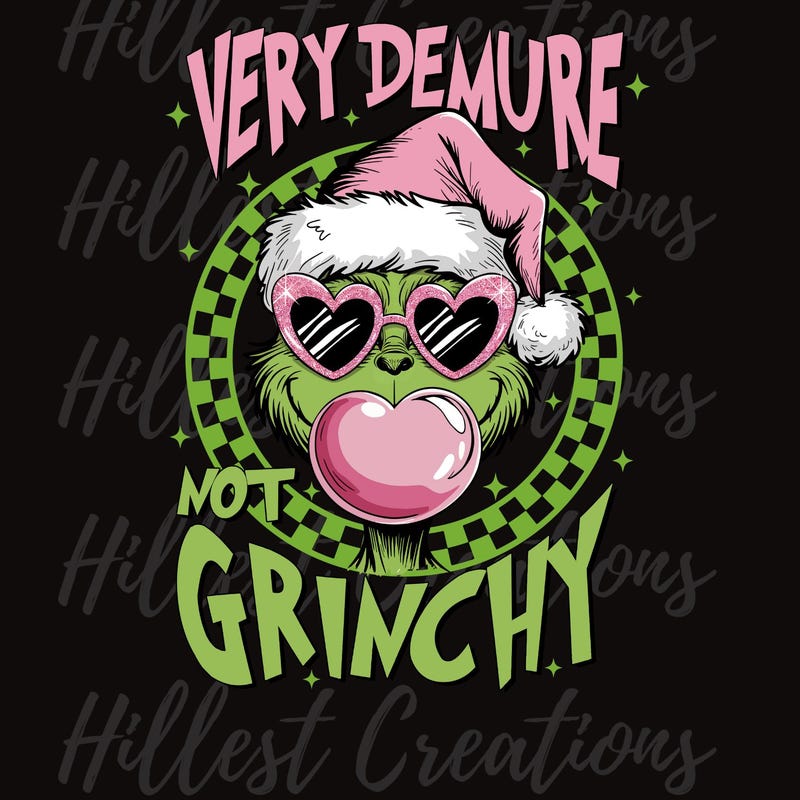 Grinch Demure Christmas - Etsy