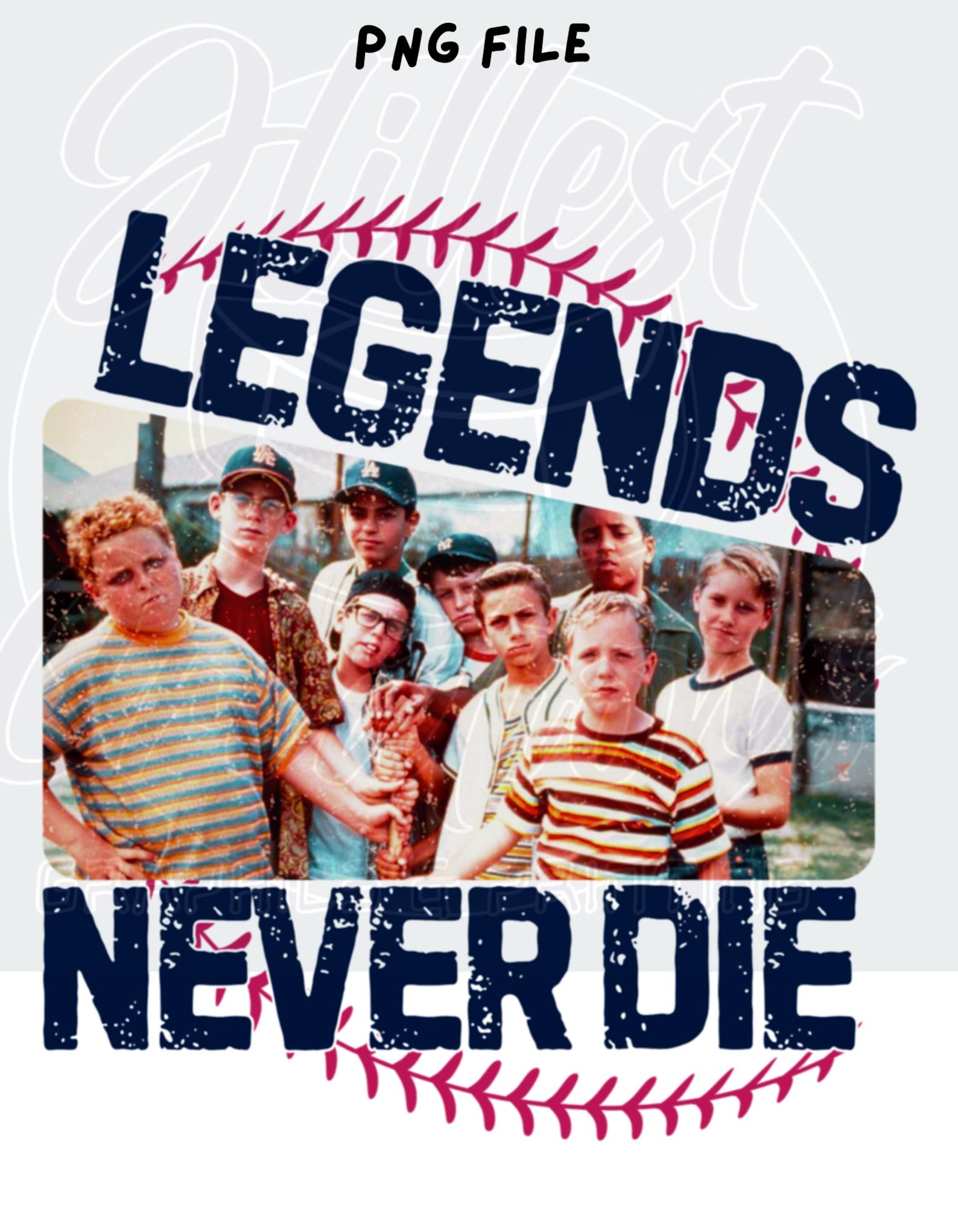Sandlot PNG Legends Never Die - Etsy