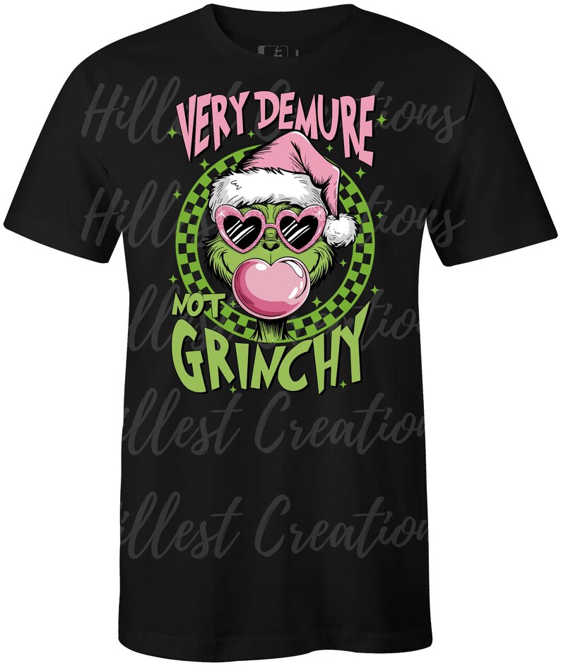 Very Demure Not Grinchy- Grinch PNG - Etsy