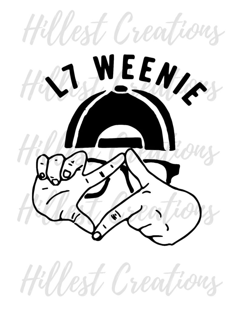 L-7 Weenie, Sandlot, Squint PNG - Etsy