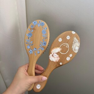 Personalised Hairbrush | Hand-painted Hairbrush | Name Hairbrush ...