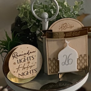 Islamic Tiered Tray Decor, Ramadan Decoration, Eid Decor, Ramadan Gifts ...