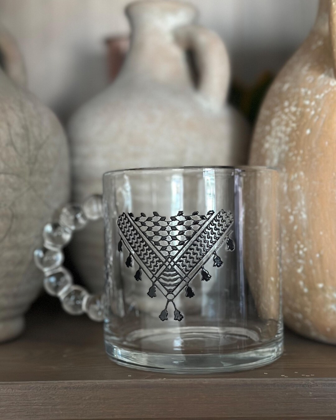 Palestine Kuffiyah Tea Cup, Palestine Coffee Mug Set of Two, Start With ...