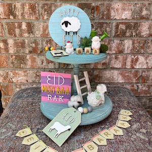 Eid-al-adha Tiered Tray Decor, Eid Mubarak Decor - Etsy
