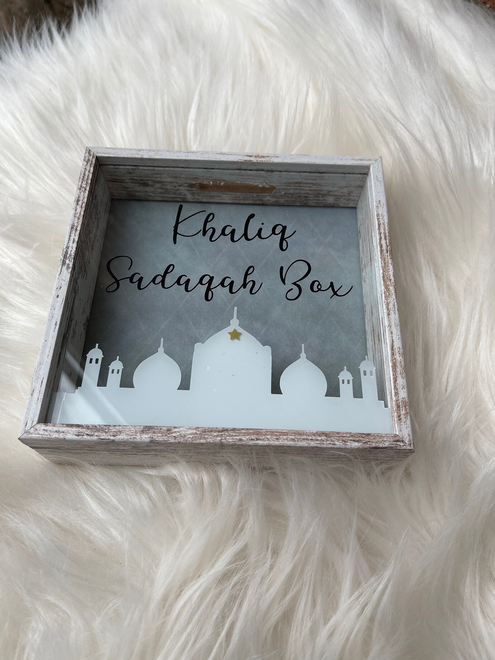 DIY Sadaqah Box Customized Money Fund Money Bank | Etsy Canada