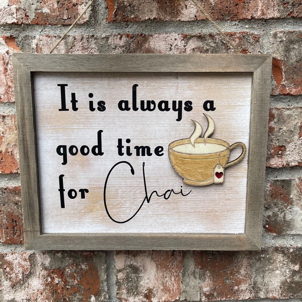 Tea Time Sign - Etsy