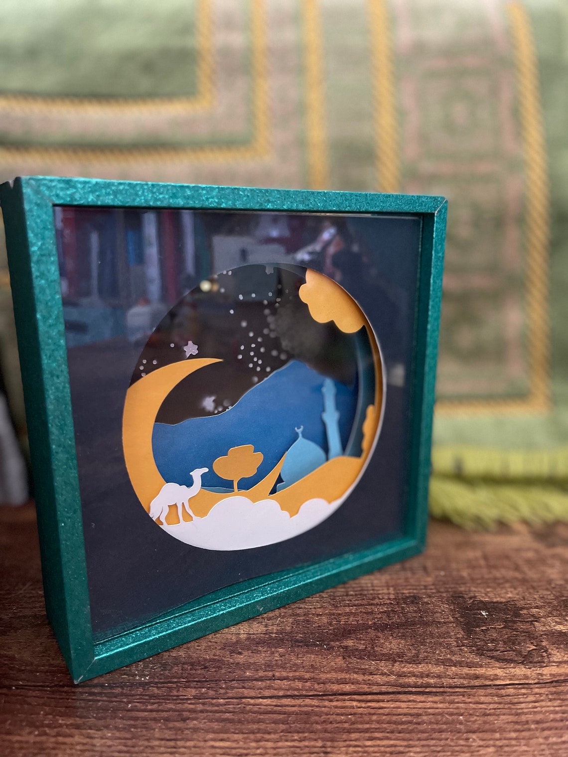 Islamic Art Mosque Shadow Box, Ramadan Decor, Islamic Decor, DIY ...