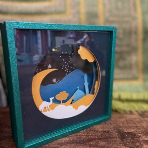 Islamic Art Mosque Shadow Box, Ramadan Decor, Islamic Decor, DIY ...
