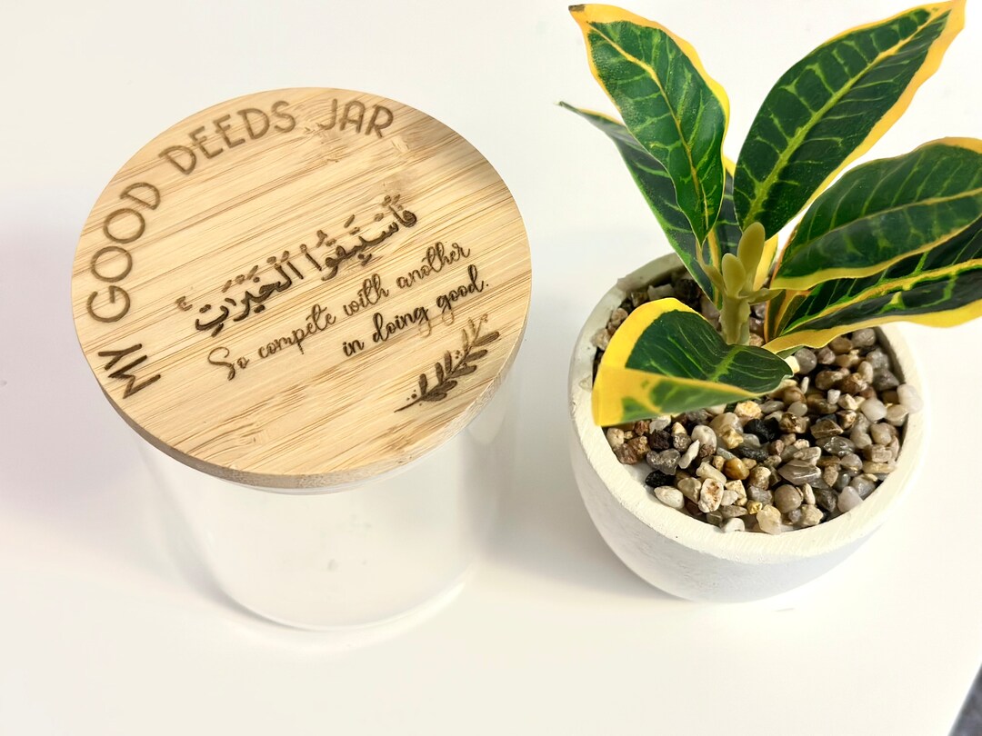 Personalized Good Deeds Jar, Islamic Activity, Ramadan Gift, Islamic ...