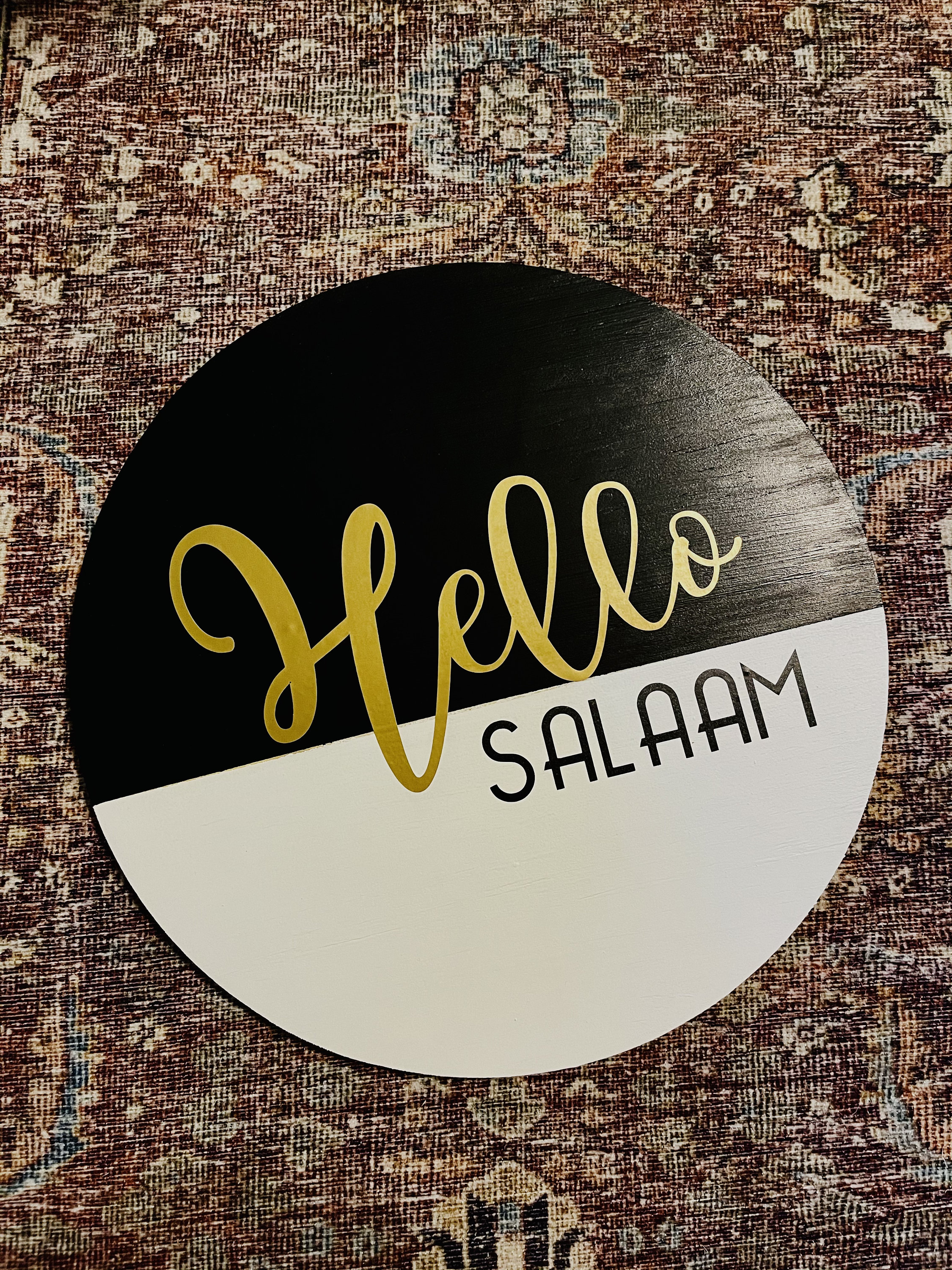 Hello Salaam sign Salaam sign Ramadan sign Ramadan decor | Etsy