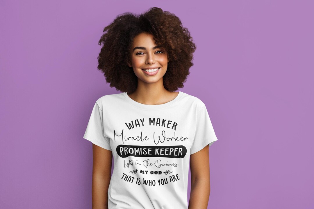 Way Maker T-shirt | Characteristics of God Graphic Tee| Inspirational ...