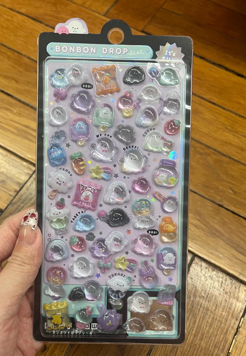 Bonbon Drop Seal 3D Decorative Stickers - Etsy