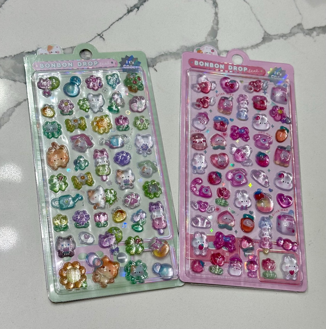 Bonbon Drop Seal 3D Decorative Stickers - Etsy