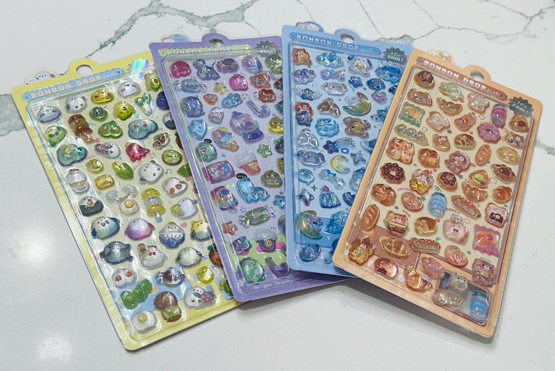 Bonbon Drop Seal 3D Decorative Stickers - Etsy