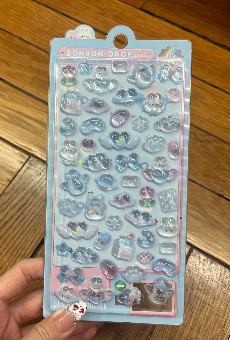 Bonbon Drop Seal 3D Decorative Stickers - Etsy